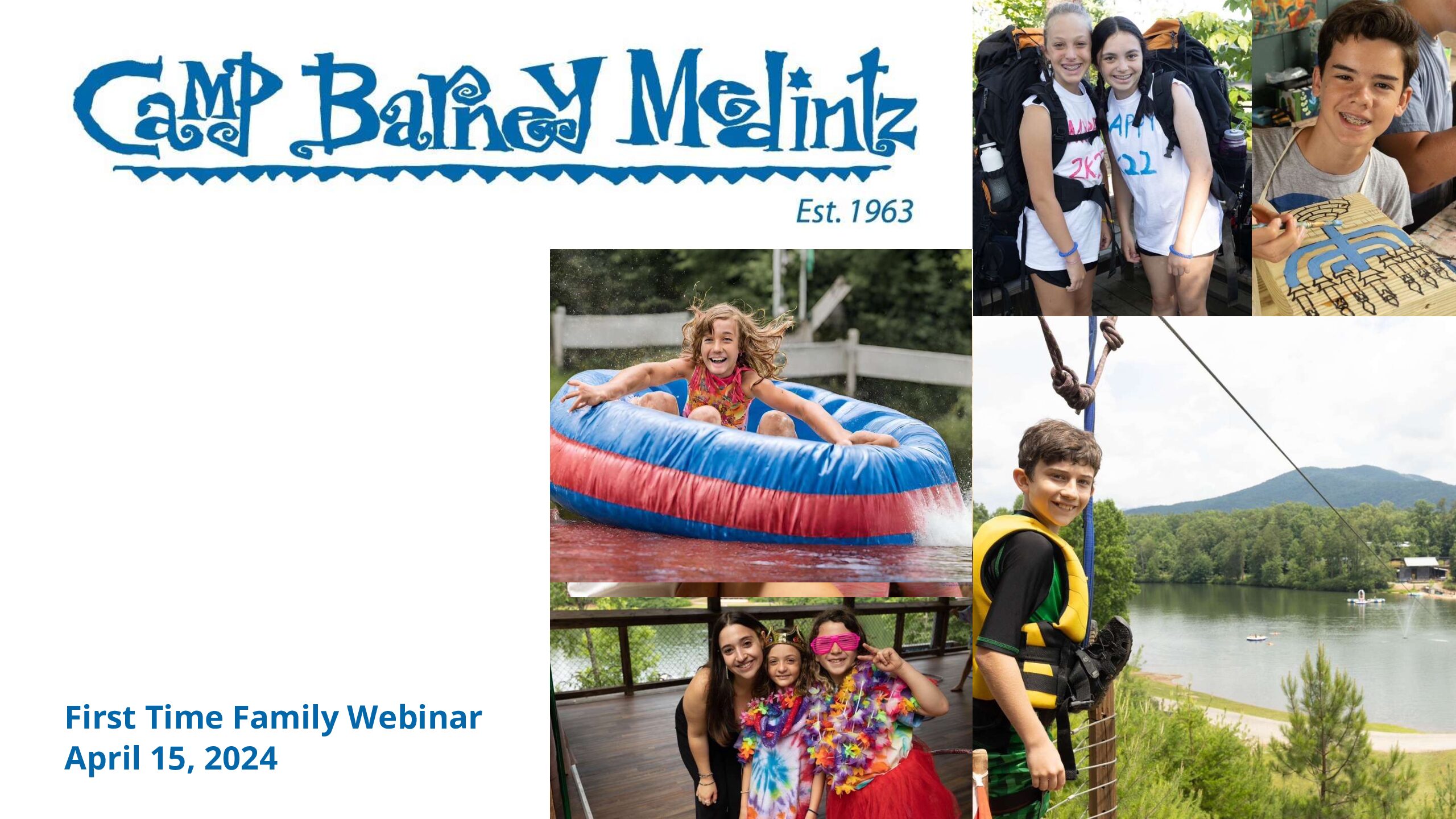 Camp Barney First Time Family 2024 | Camp Barney Medintz